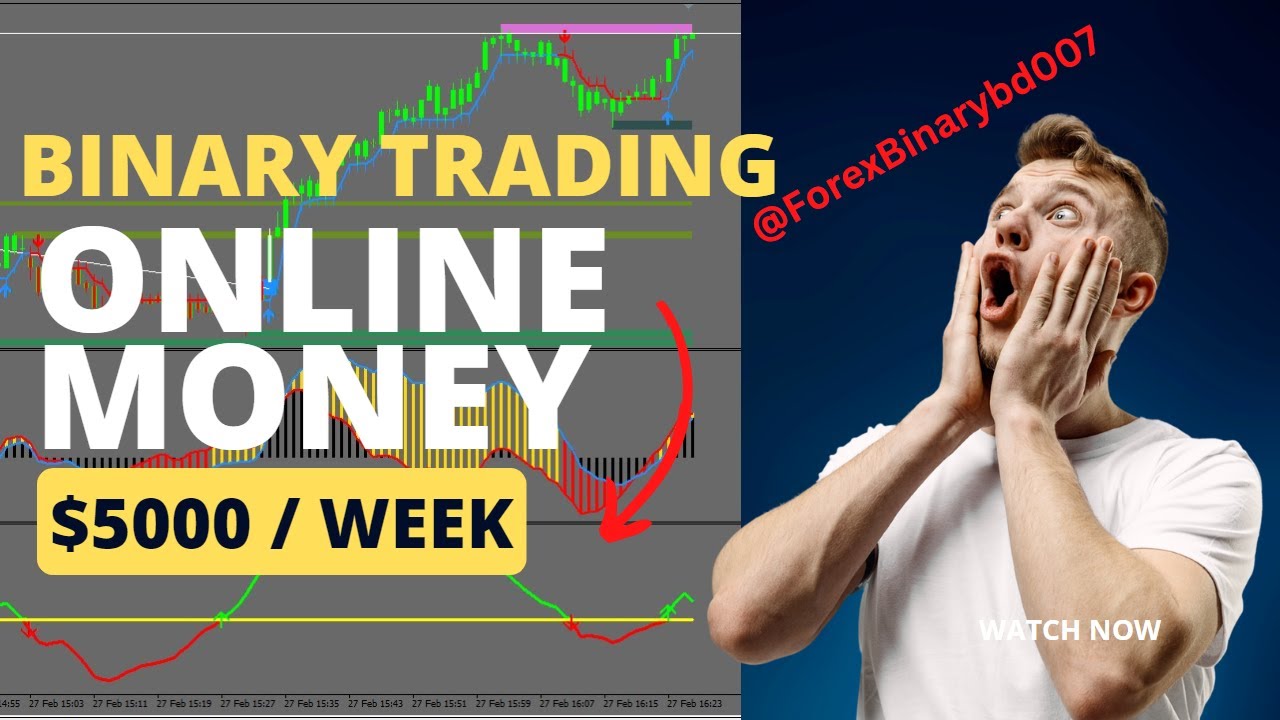 Binary Live Trading ONLINE MONEY $5000 WEEK Binary Indicator 100% Non Repaint - YouTube