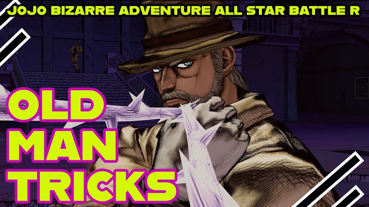 Old man TRICKS Joseph JoJo's Bizarre Adventure All Star Battle R - YouTube