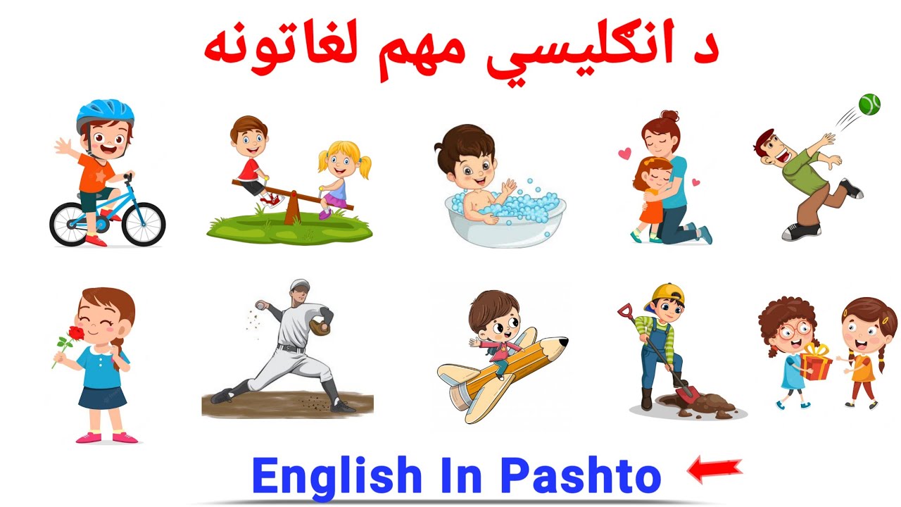 Daily Use English Words In Pashto Language | English In Pashto ...