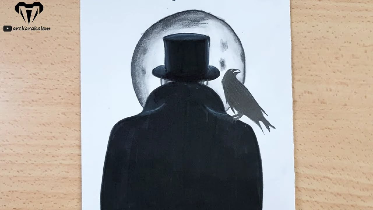 HOW TO DRAW ALONE MAN - PENCİL DRAWİNG ART - YouTube