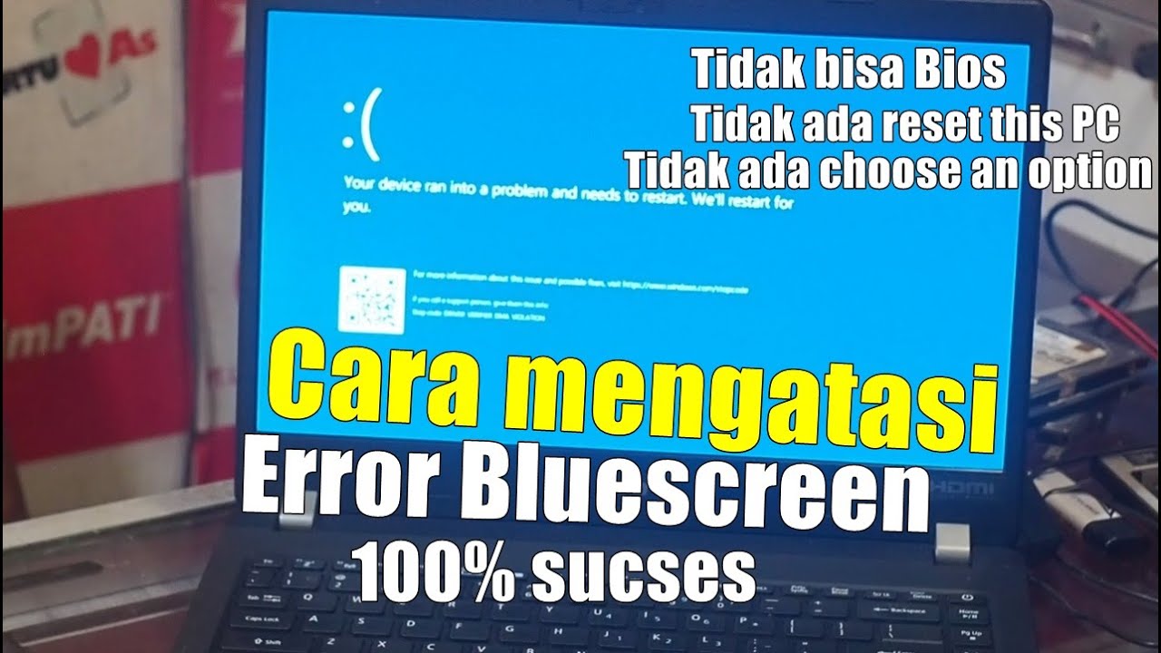Cara Mengatasi Laptop Error Blue Screen Restart Sendiri - YouTube