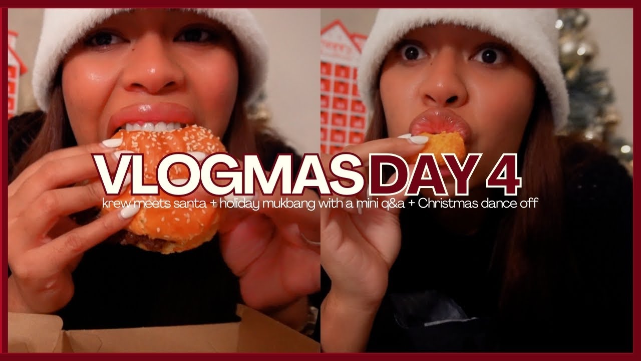 Krew Meets Santa + Mukbang With A Mini Q&A + Christmas Dance Off ...