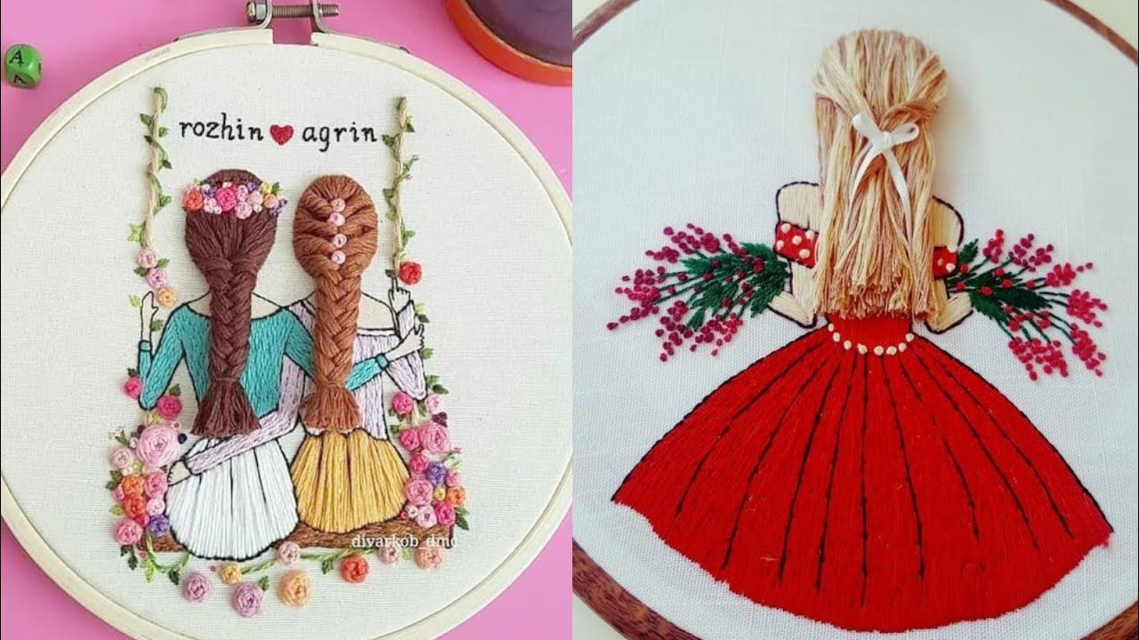 3D Embroidery Work For Girls Dress Designing Ideas - YouTube