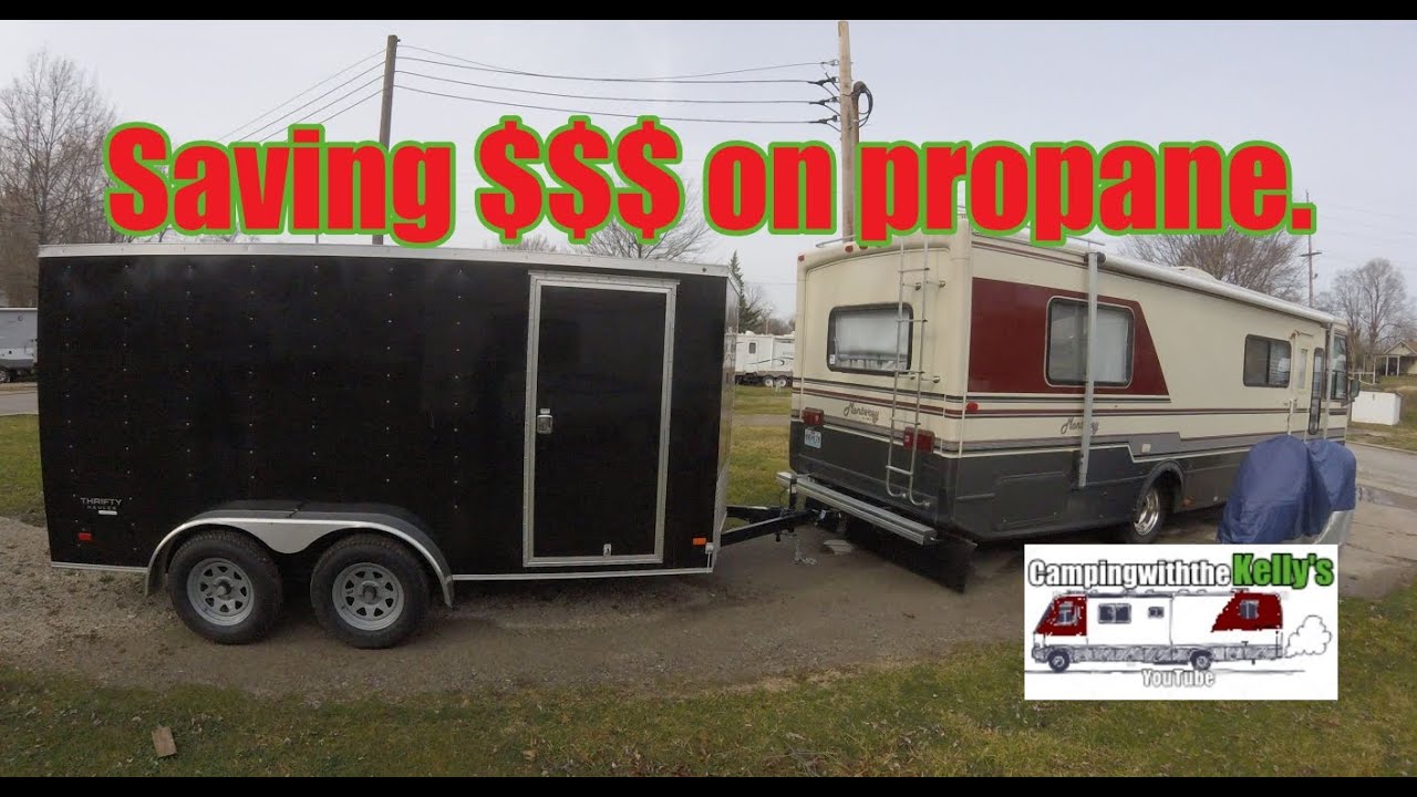 RV propane saver--electric conversion kit - YouTube