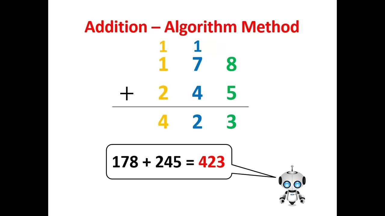 JN6 - Addition - algorithm method - YouTube