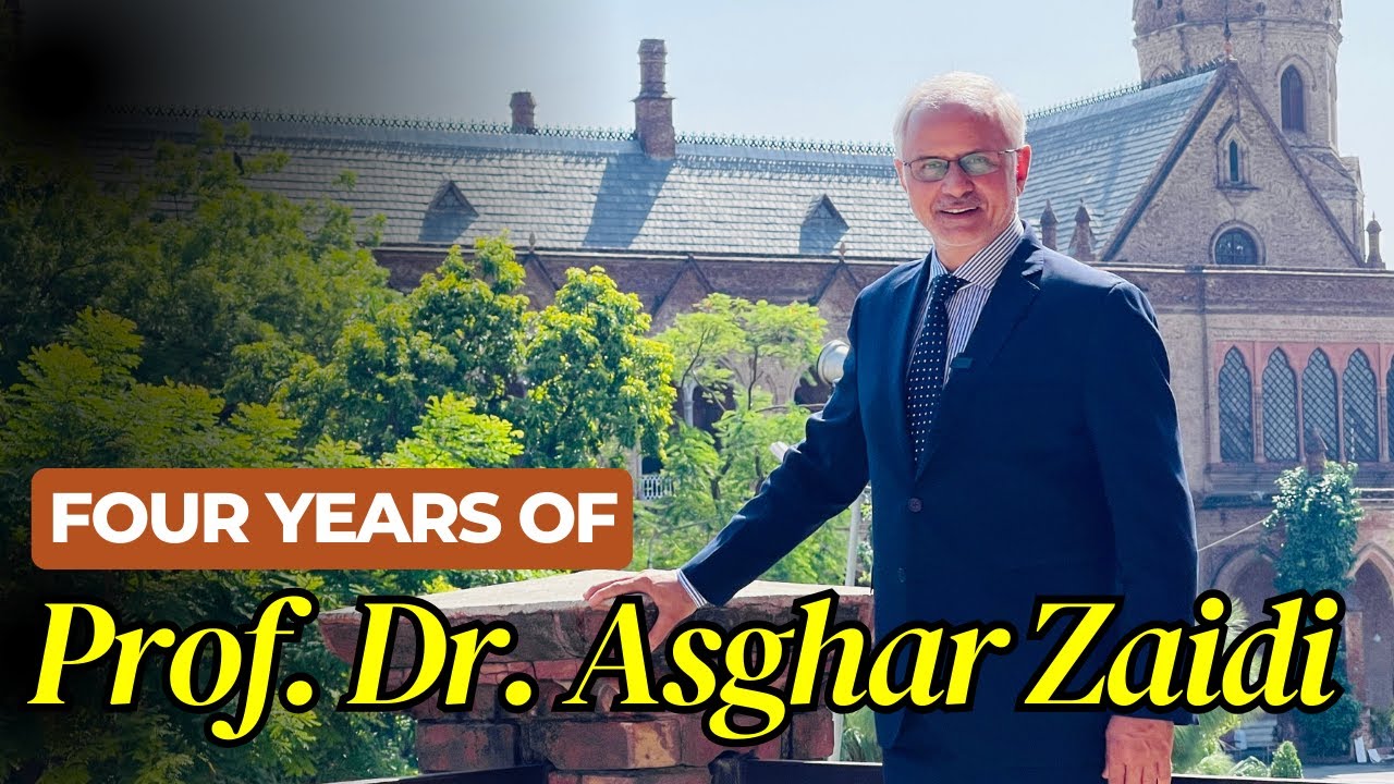 A Day with Prof. Dr. Asghar Zaidi | Vice Chancellor GCU Lahore | Amin ...