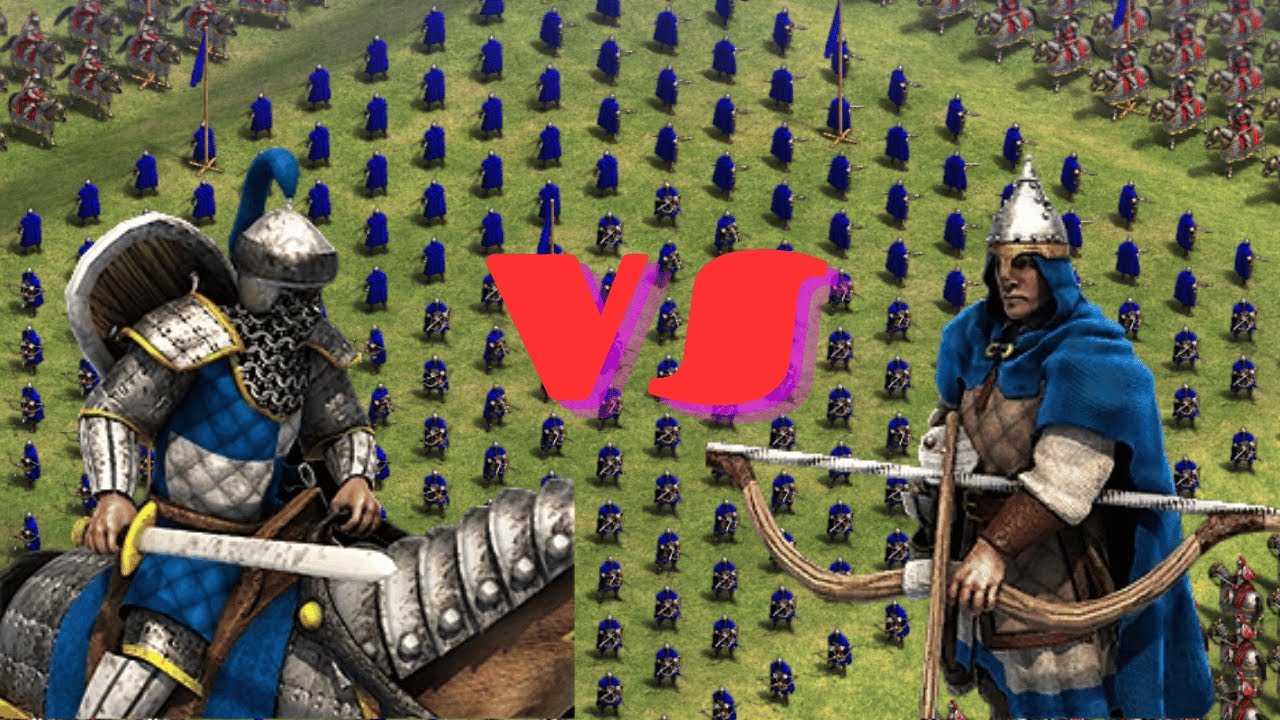350 CATAPHRACTS 🏹 VS 240 ELITE COMPOSITE BOWMEN | AoE II: DE 🔥 - YouTube