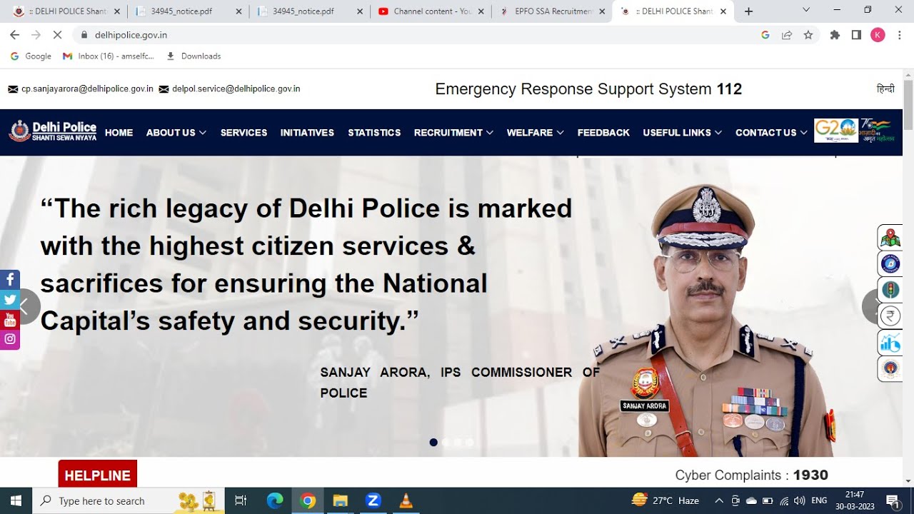 Delhi Police HC (AWO/TPO) Physical Test || PE&MT for HC(AWO/TPO) Delhi ...