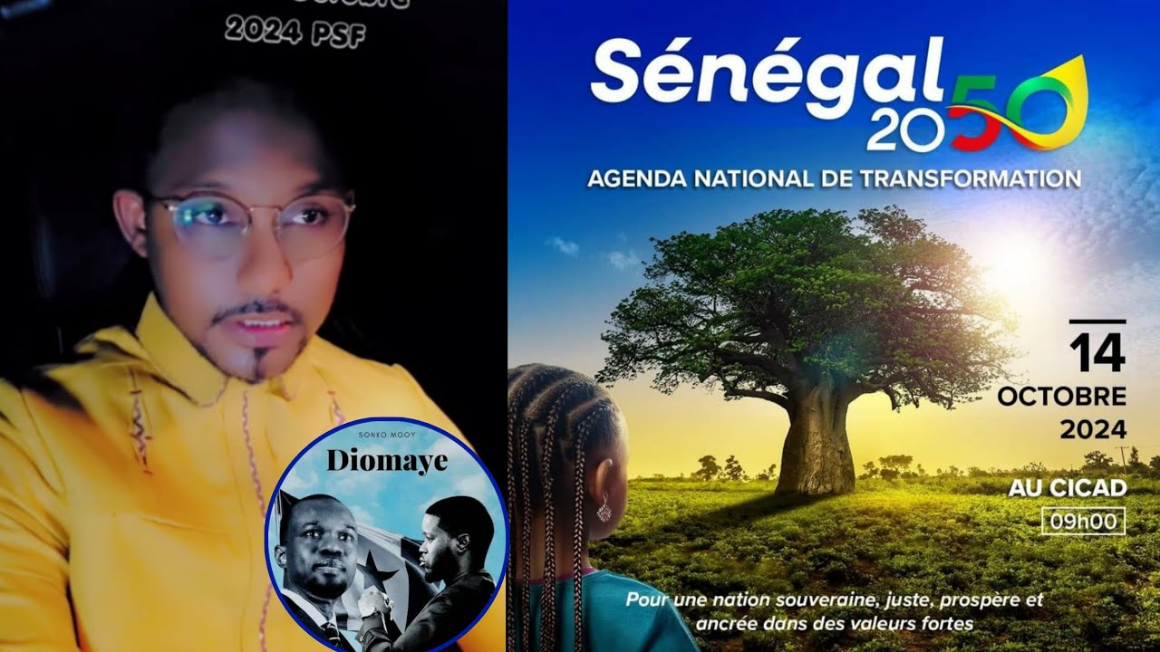 Résumé actu du 14 Octobre 2024 PSF senegal vision 2050 - YouTube