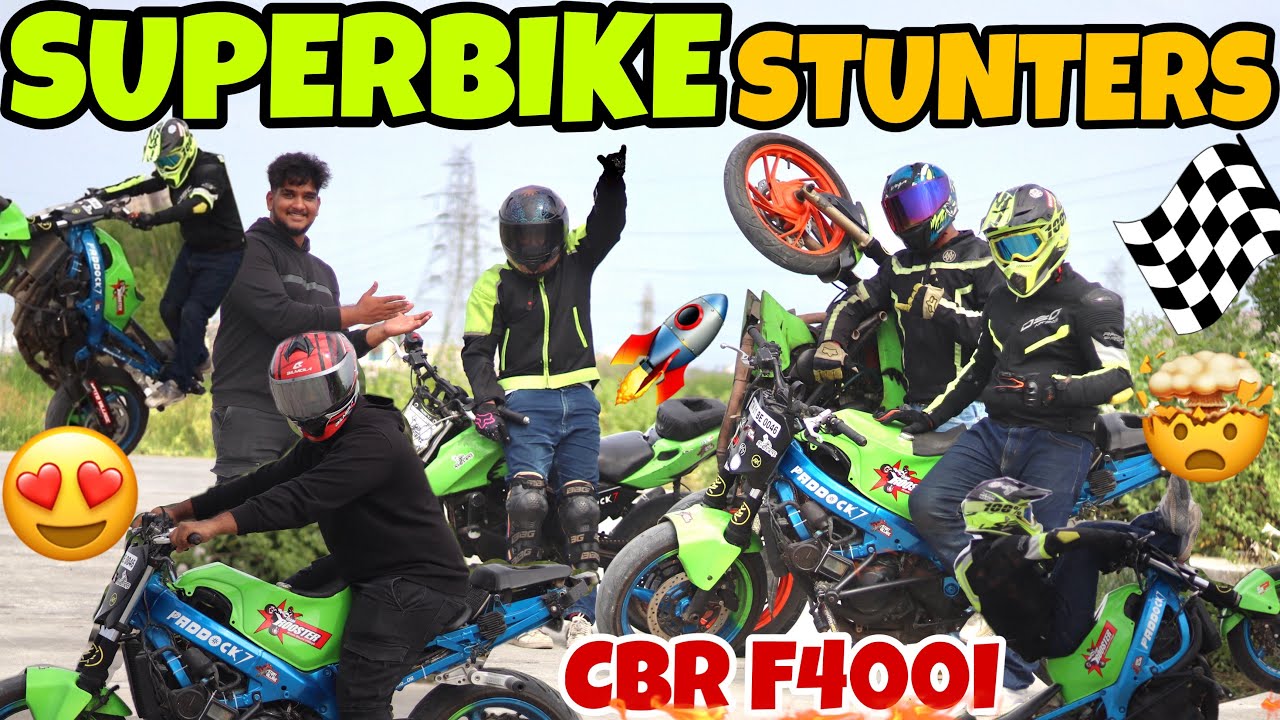 SUPERBIKE STUNT RIDERS - Ft CBR 600 F4I - YouTube