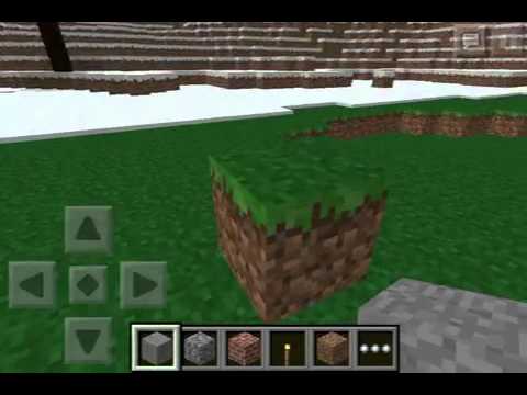 How to Delete Block on Minecraft PE - YouTube