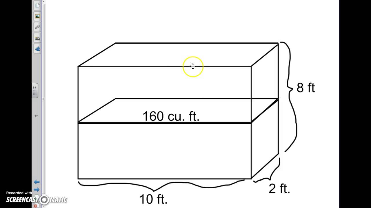 Doubling and halving volume of rectangular prisms - YouTube