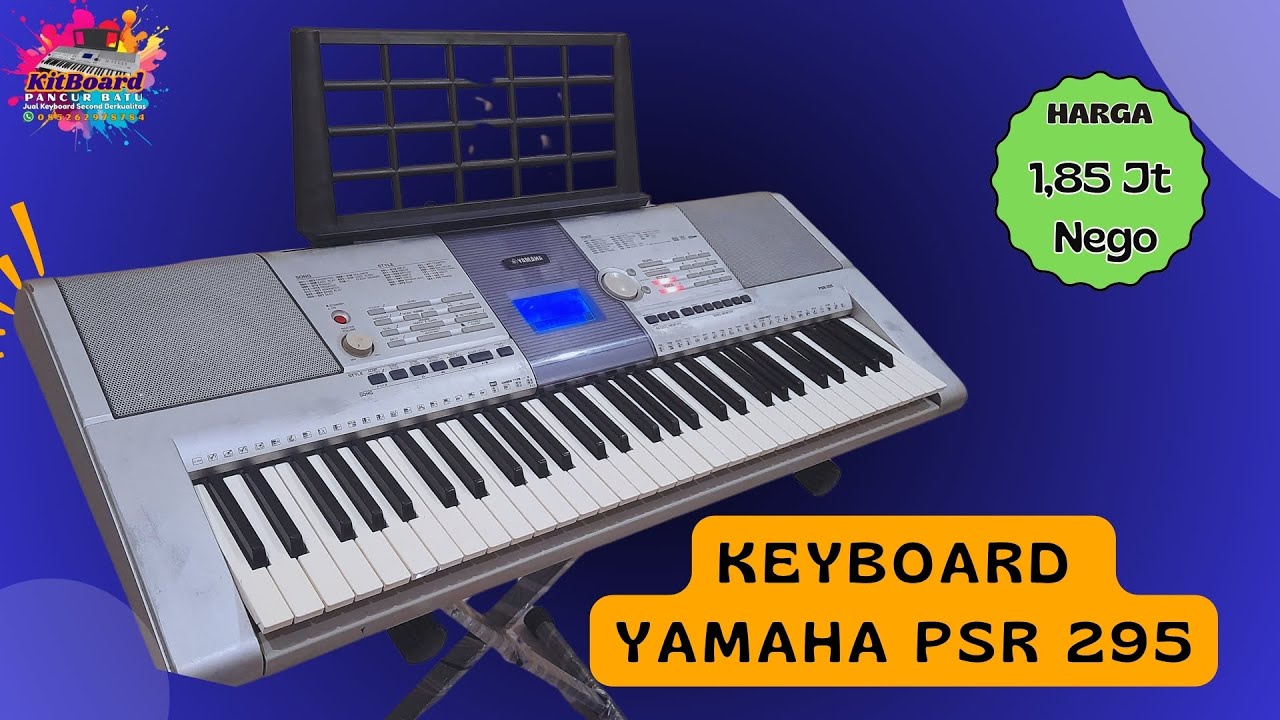 Keyboard Yamaha PSR 295 | USB to Host | Pemula | 1 Jutaan Saja | WA ...