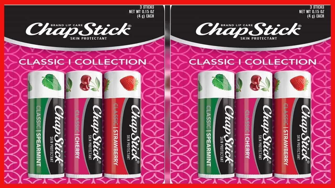 Great product - ChapStick Classic Spearmint, Cherry and Strawberry Lip ...