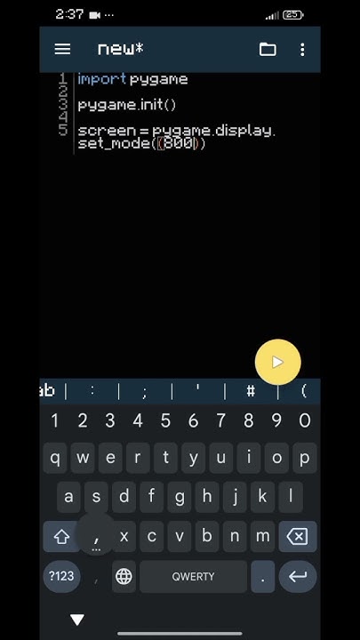 1 Урок pygame - YouTube