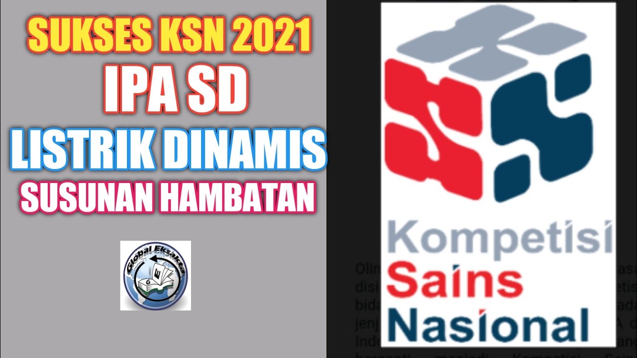 SOAL OSN IPA - KSN IPA SD 2021 - YouTube