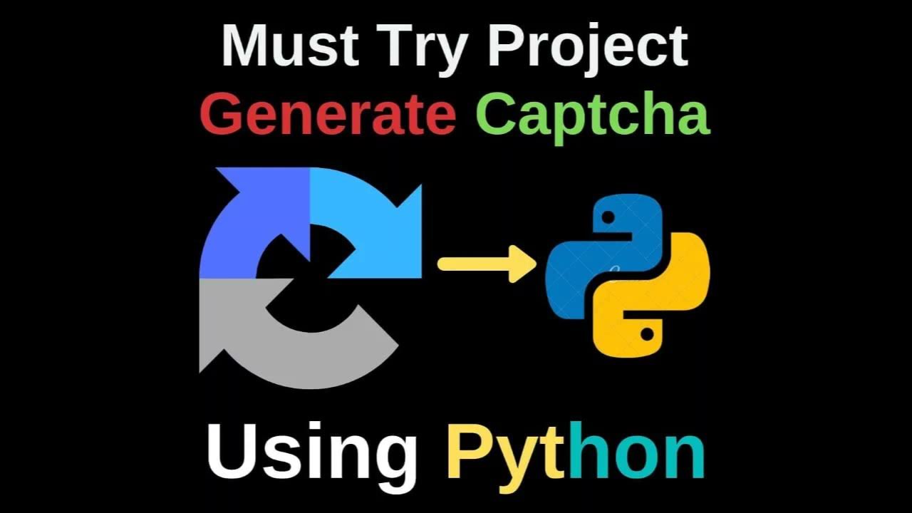 Must try #project in python || Generate #captcha using #python #Shorts ...