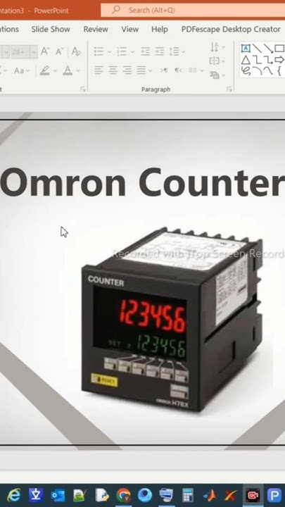 Counters in PLC Ladder Logic Programming - YouTube