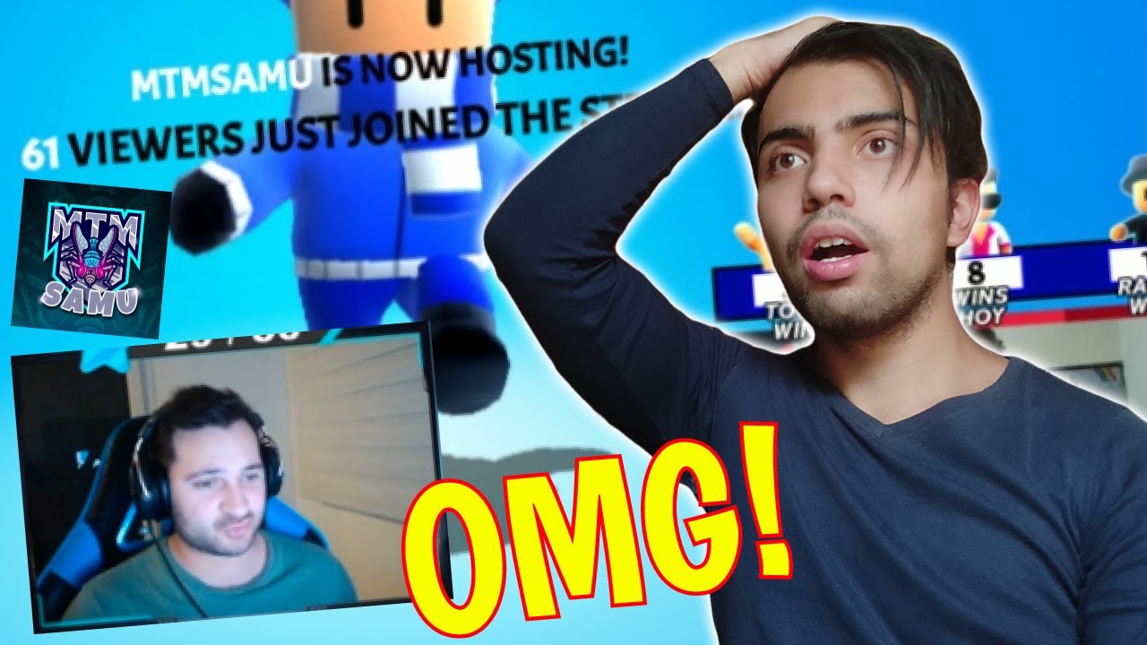 MTM SAMU ME HACE HOST | STUMBLE GUYS - YouTube