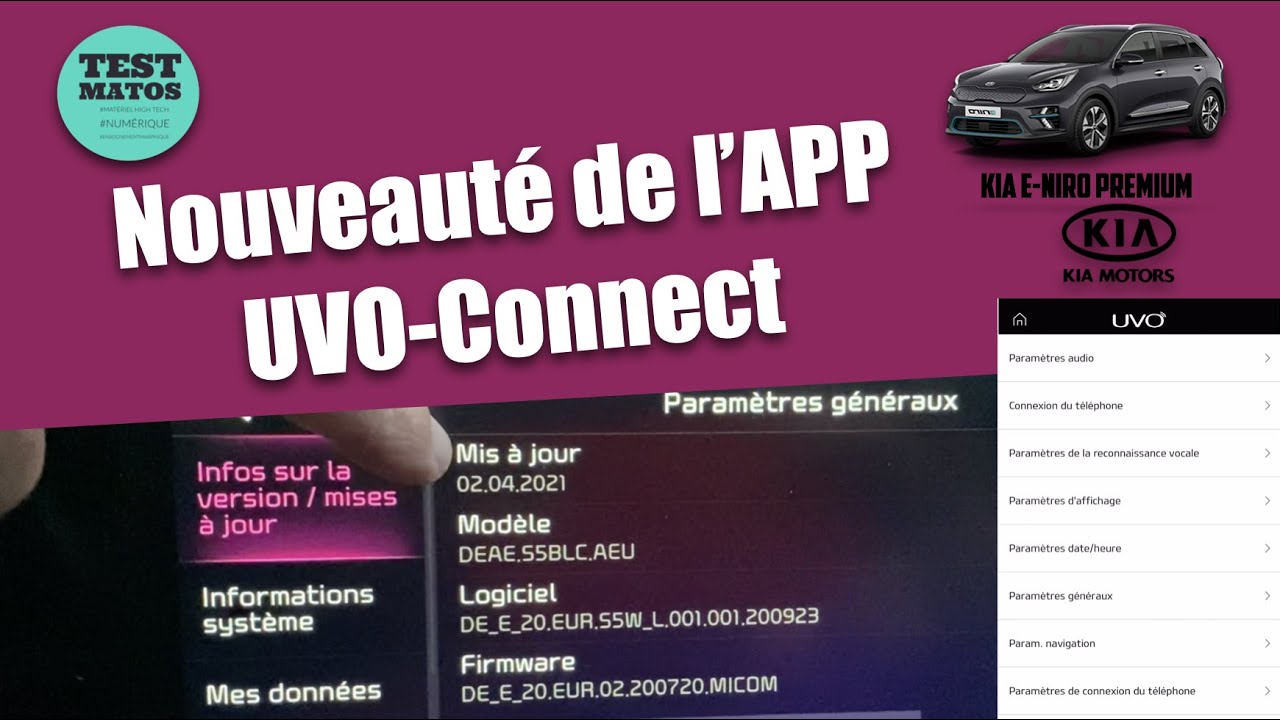 UVO connect Quelques nouveautés sur l'APP UVO connect KIA ENIRO - YouTube