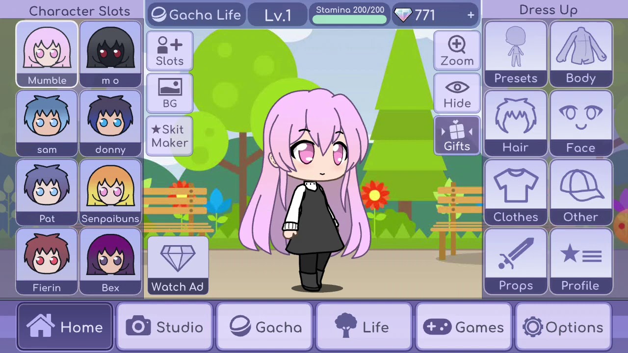 A hack with m o in gacha life - YouTube