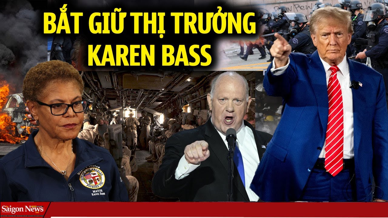Los Angeles RÚNG ĐỘNG thị trưởng Karen Bas đối mặt LỆNH BẮT GIỮ phát ...