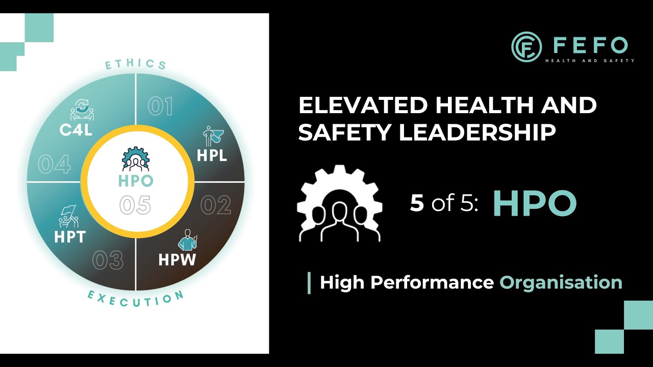 Elevated Safety Leadership 5 of 5: HPO (High Performance Organisation ...