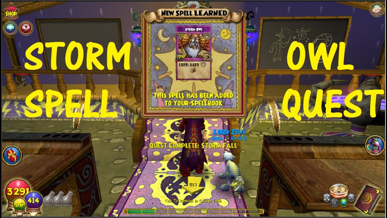 Storm Owl Wizard101
