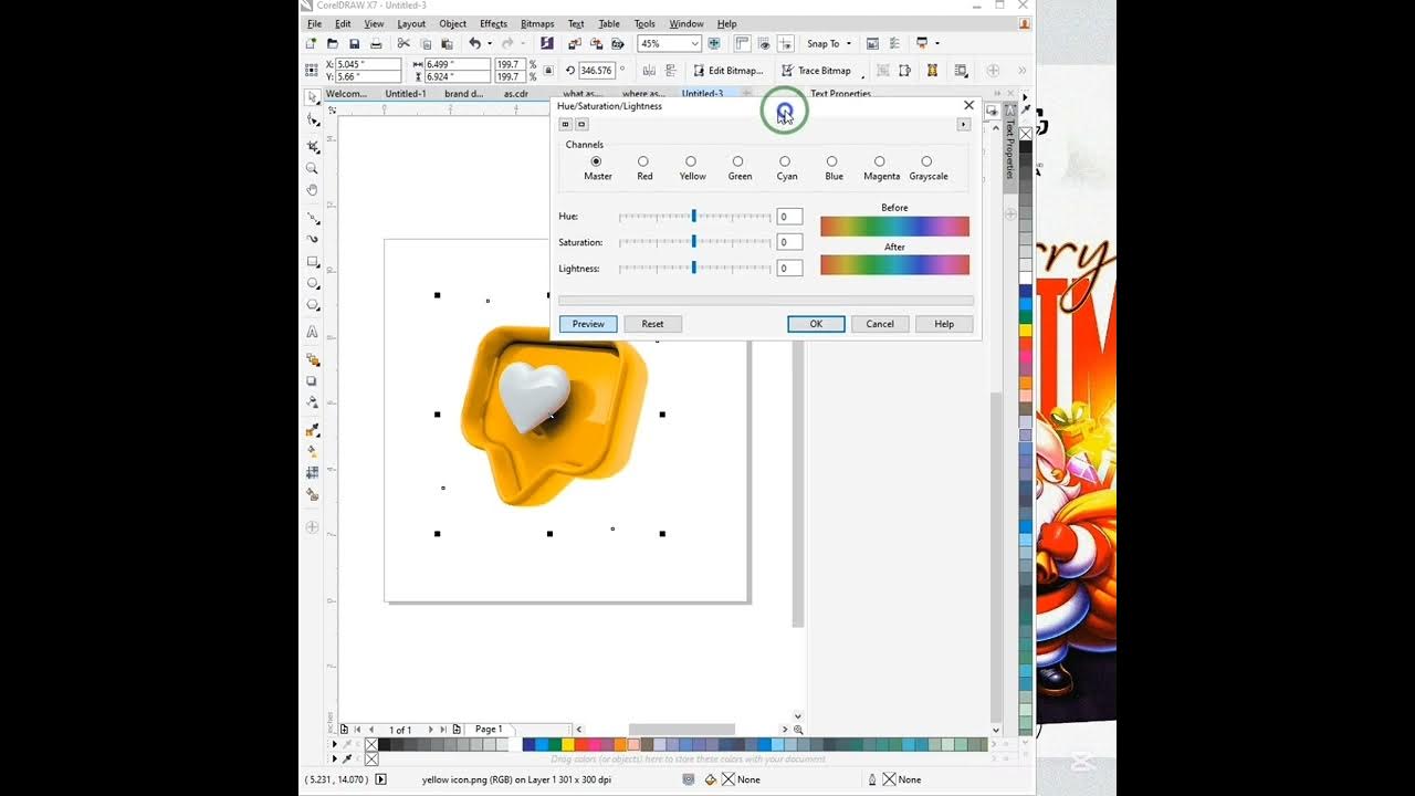 How to change color in coreldraw - YouTube