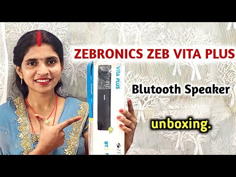 #VIDEO_ZEBRONICS ZEB VITA PLUS Blutooth Speaker Unboxing & Review | - YouTube