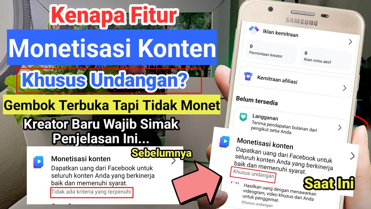 FITUR MONETISASI KONTEN KHUSUS UNDANGAN, MONETISASI KONTEN KHUSUS ...