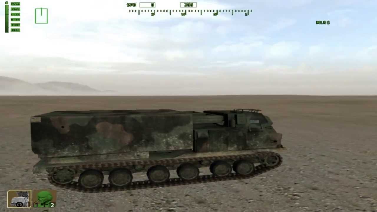 ARMA 2 Advanced Combat Environment: Firing a M270 MLRS with Artillery ...
