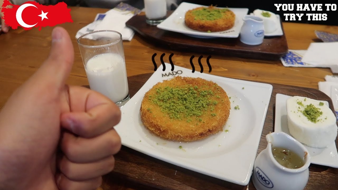 BEST PLACE TO HAVE TURKISH KNAFEH IN TURKEY - YouTube