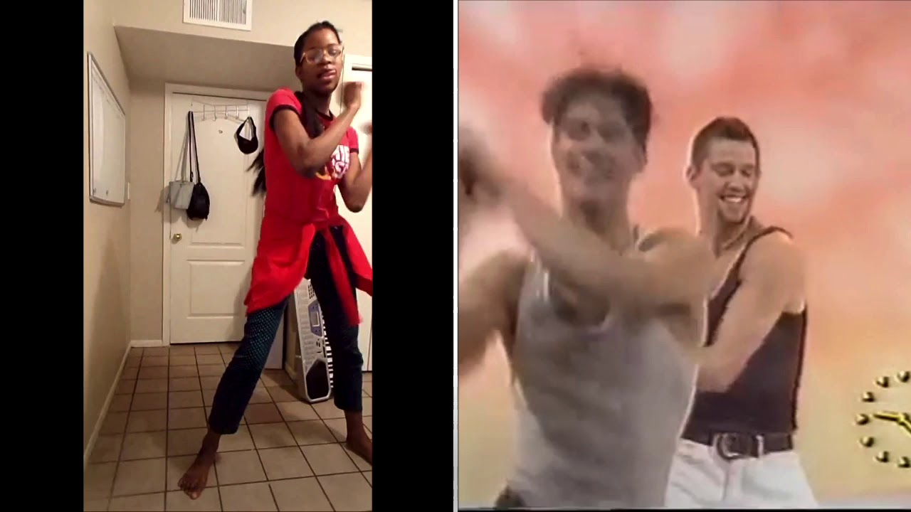 Following a take that dance tutorial from 1992 - YouTube