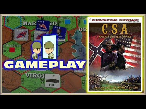 C.S.A. America's Civil War 1861-1865 | Board Game | BoardGameGeek
