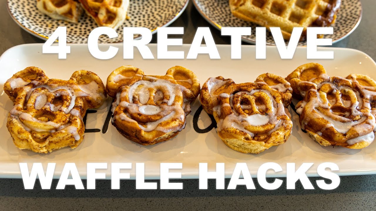 4 Creative Waffle Hacks Anyone Can Do! - YouTube