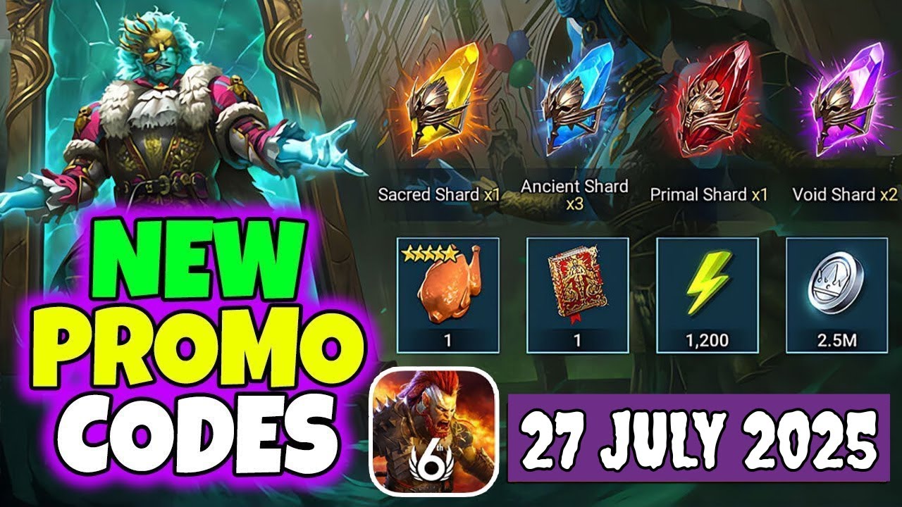 27 JULY * RAID SHADOW LEGENDS PROMO CODES 2025 - RAID SHADOW LEGENDS ...