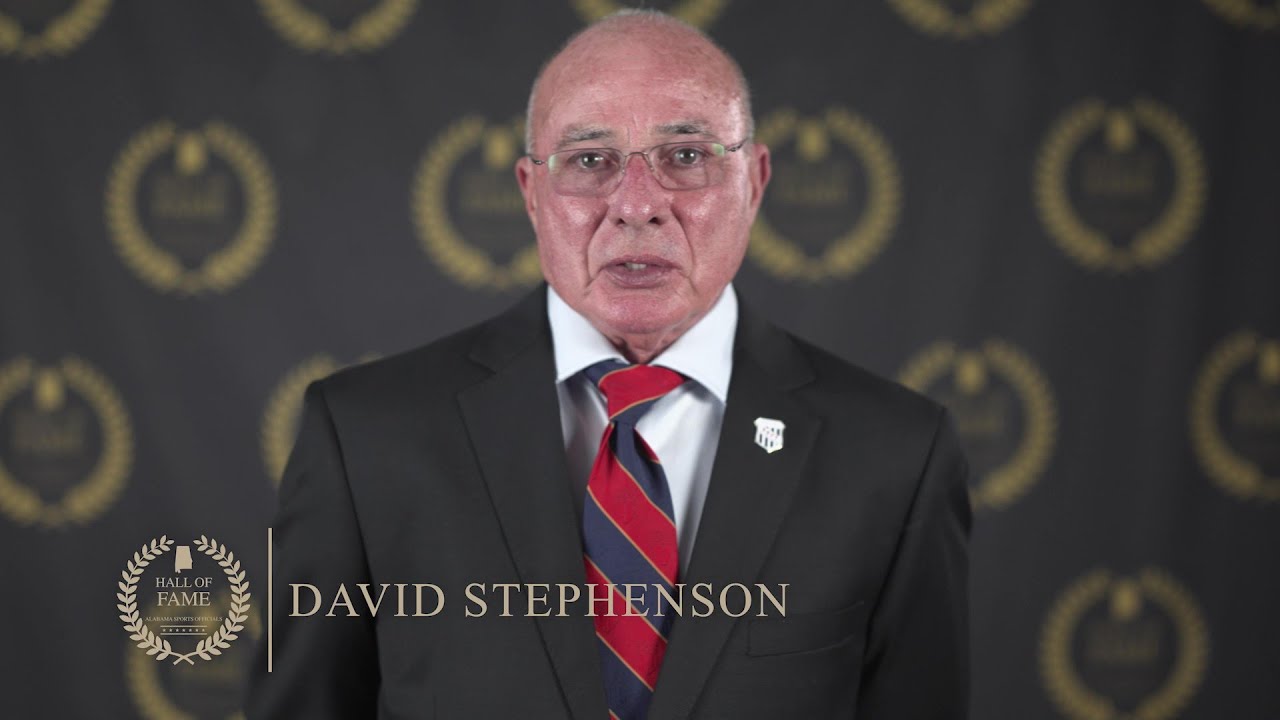 David Stephenson 2025 Alabama Sports Officials Foundation Hall of Fame ...