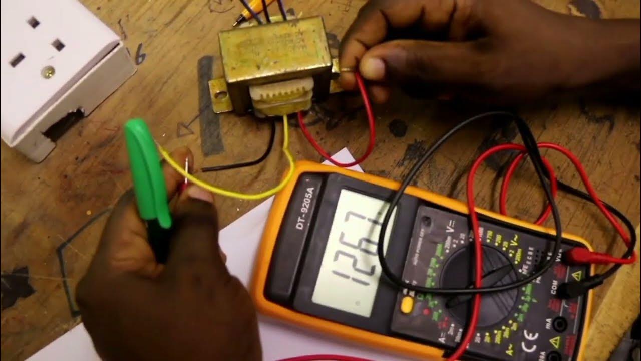 Determining Transformer Input & Output Terminals - YouTube