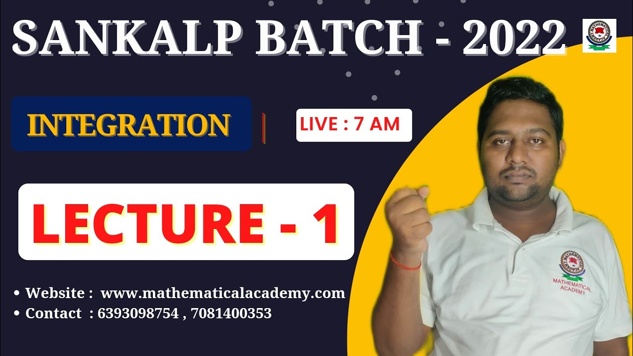 Integration | Assignment - 1 | Q.1 to Q.15 | Sankalp Batch - 2022 | TGT ...