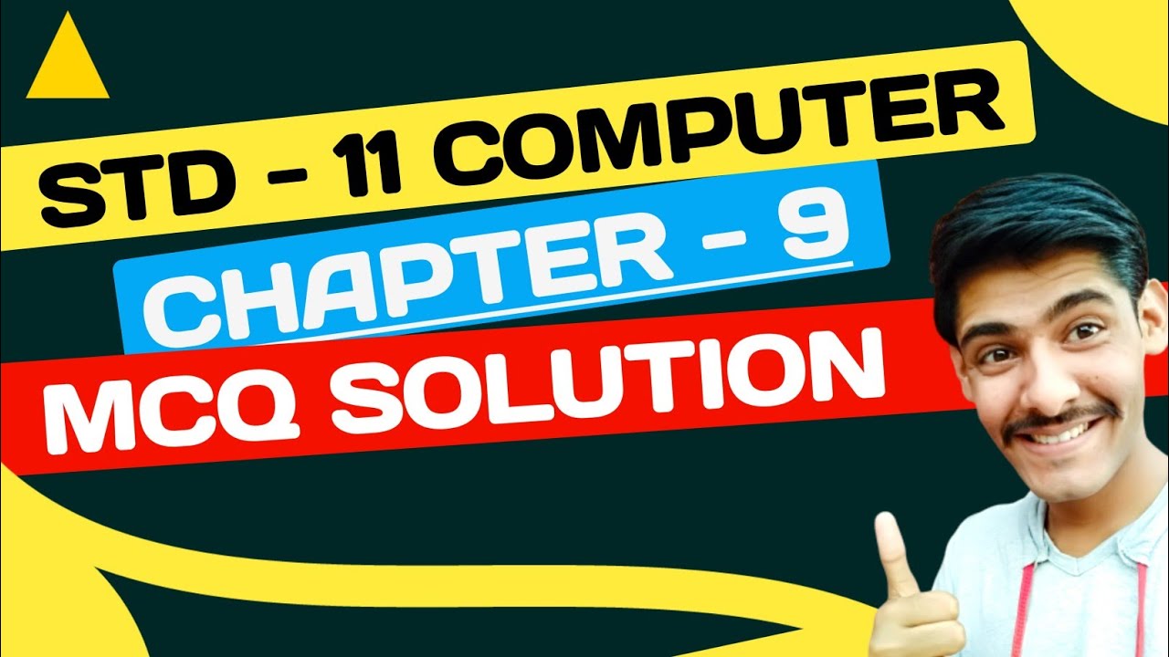 Std 11 Computer Chapter 9 Mcq Solution Introduction To Base Std 11 Computer Ch 9 Mcq 4050