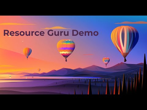 Resource Guru Product Demo 2025 - YouTube