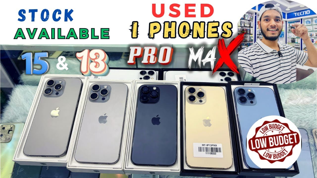 🇸🇦Used 15 Pro Manx & 13 Pro Max Stock Available Under Budget Amazing ...