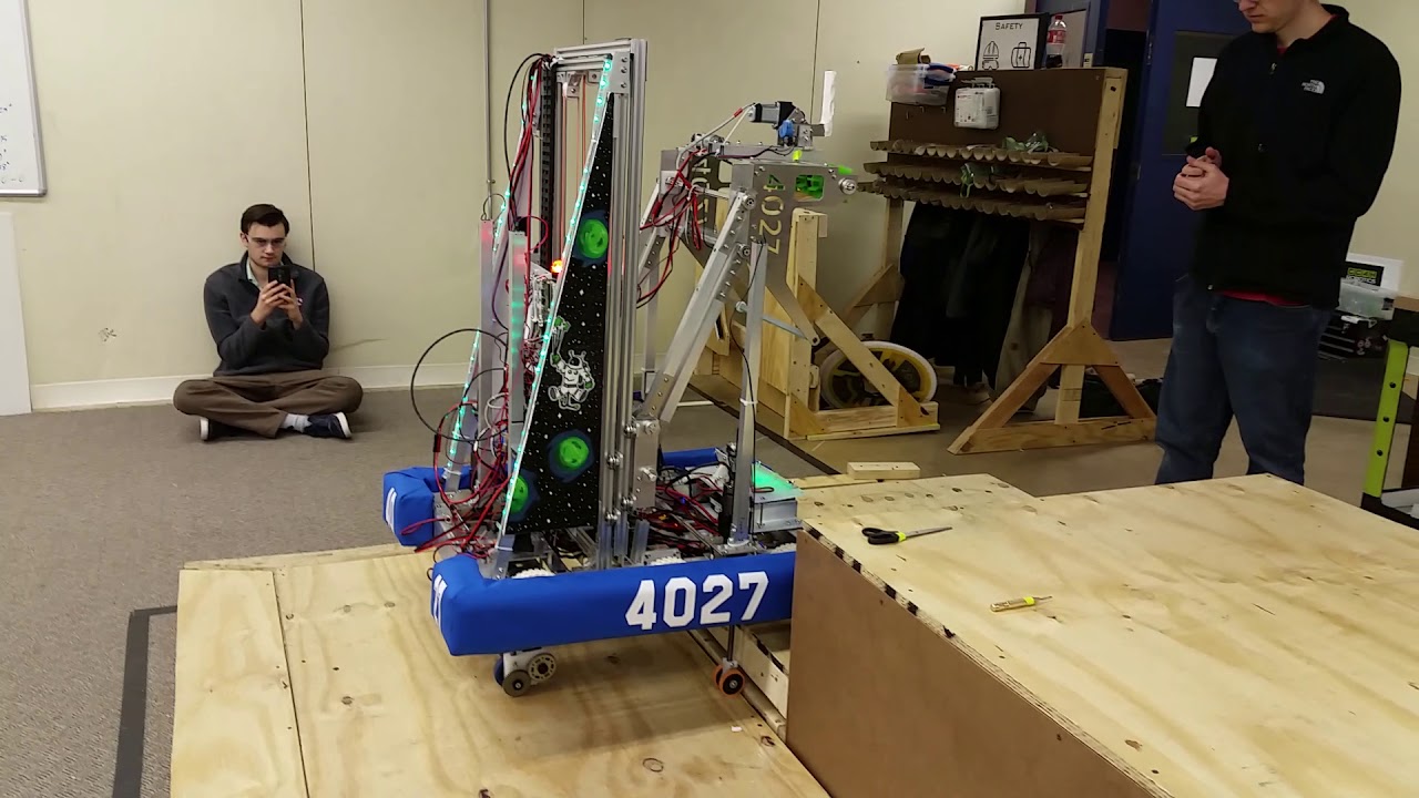 2019 FRC Team 4027 Level 2 HAB Climb - YouTube