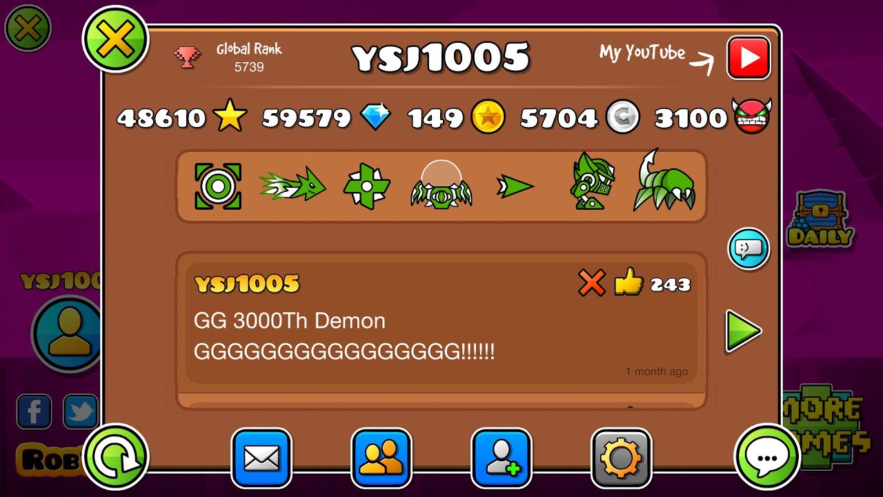 "3100TH Demon" // Insane Demon - fartu masti By H0N0R (240Fps Bypass ...