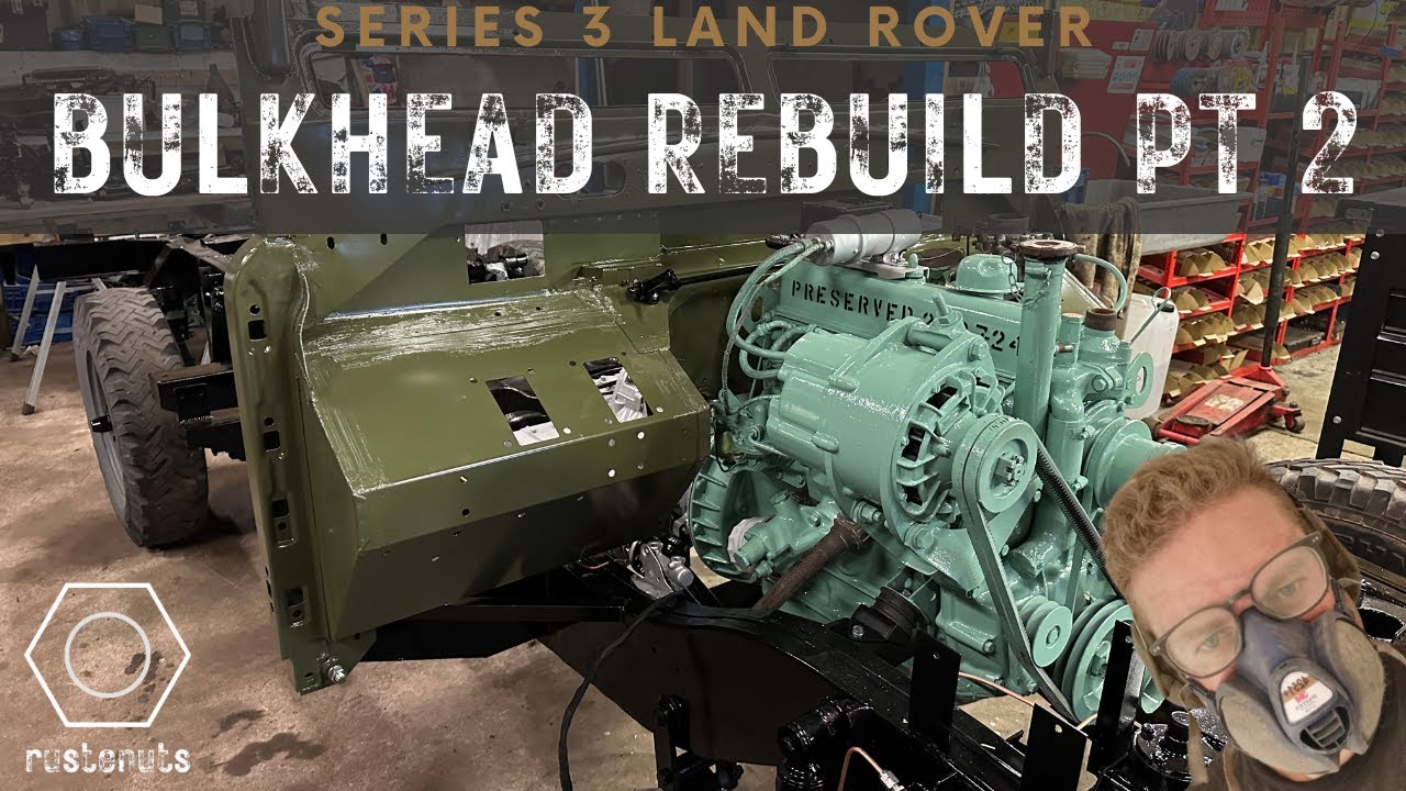 Series 3 Land Rover Bulkhead rebuild pt 2| Bob's Restoration - Part 46 ...