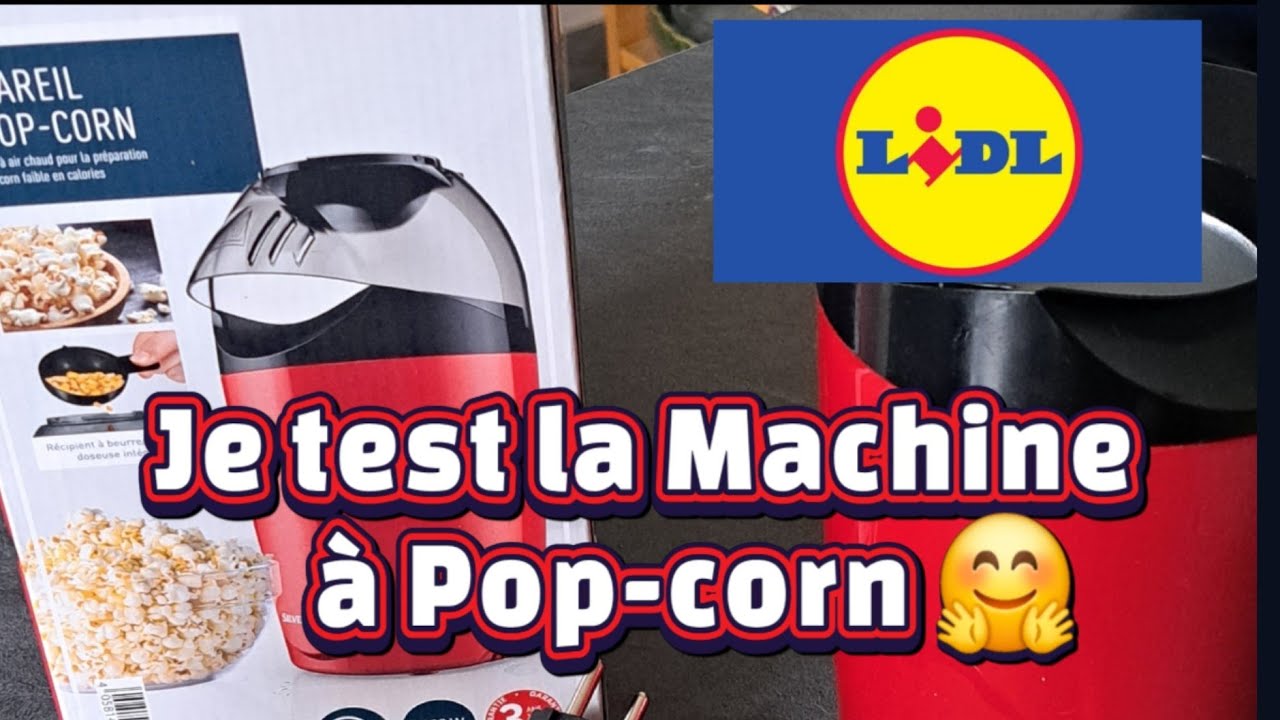 🥰MACHINE À POP-CORN 🤗LIDL😉SILVERCREST 🥰#lidl #popcorn #silvercrest ...