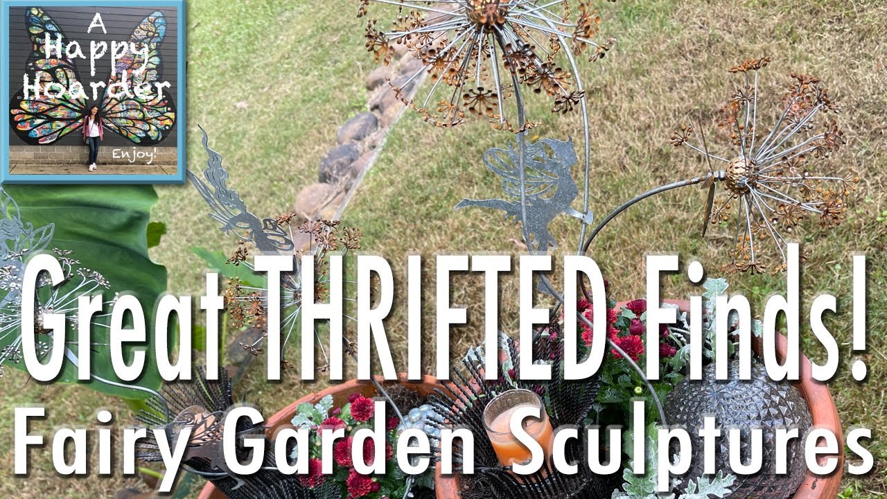 A Happy Hoarder: Fairy Garden Sculptures GREAT THRIFTED FINDS Fall ...