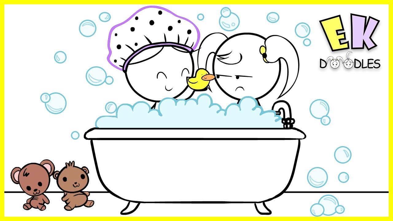 Emma & Kate "Night Routine Trouble" - EK Doodles Funny Cartoon ...