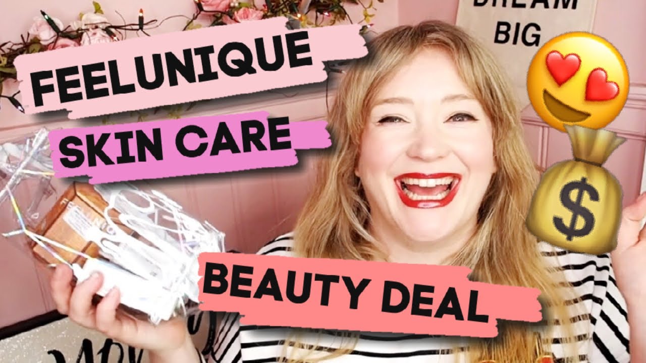 FeelUnique Skincare Gift Set Beauty Unboxing // £100+ of products for £ ...